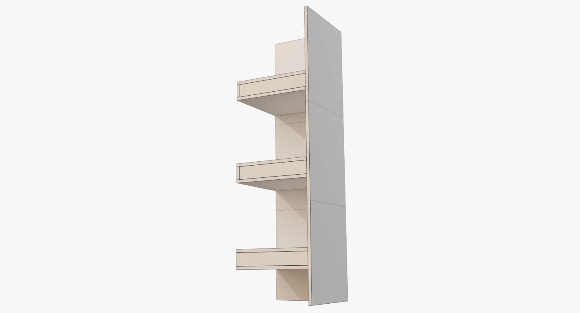 shelf blender 3d model