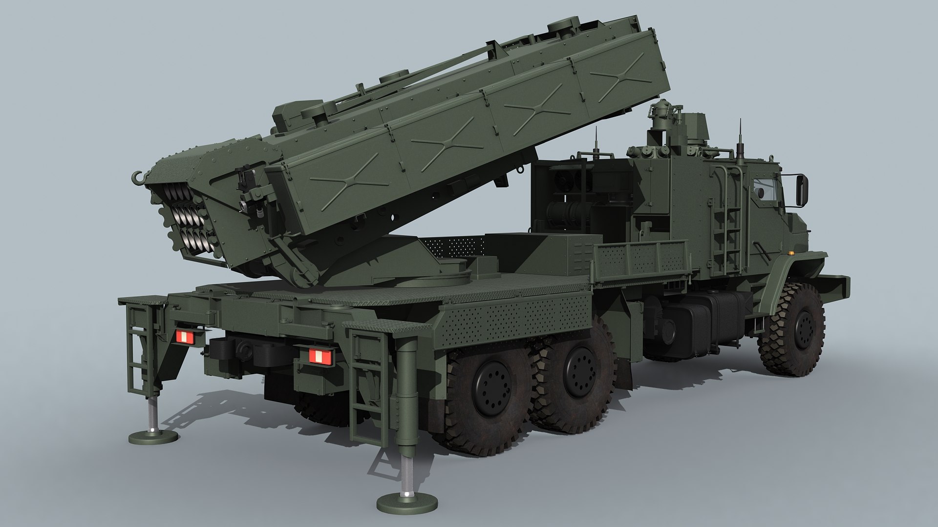 TOS-2 Tosochka Model - TurboSquid 2029964