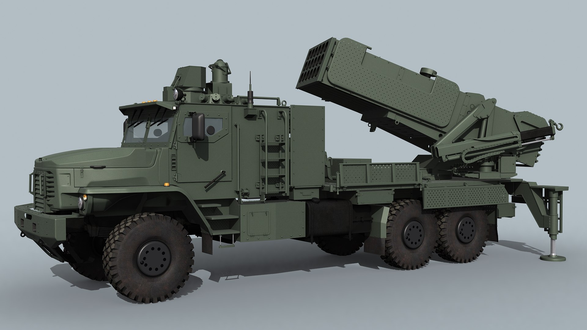 TOS-2 Tosochka Model - TurboSquid 2029964