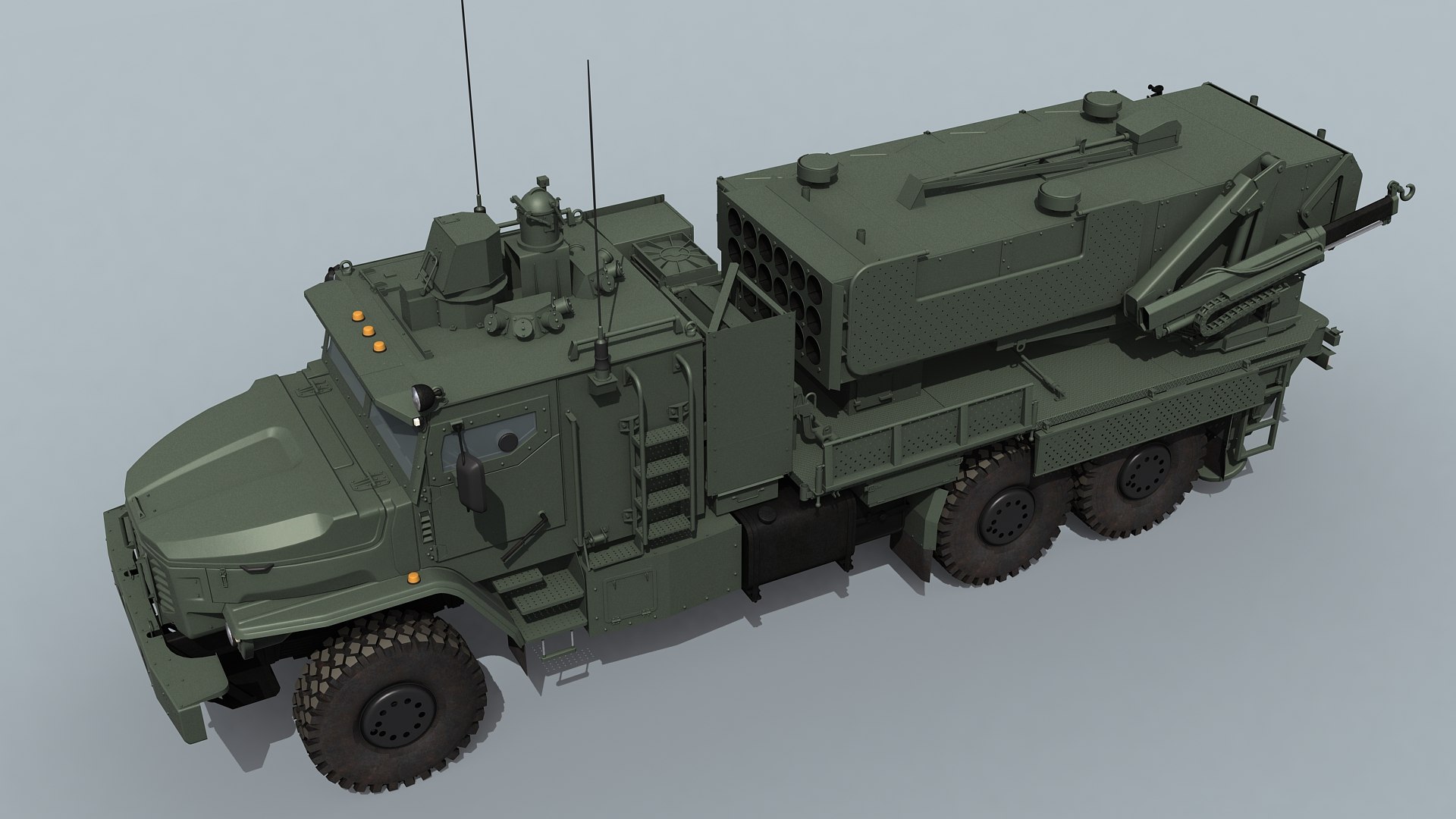 TOS-2 Tosochka Model - TurboSquid 2029964