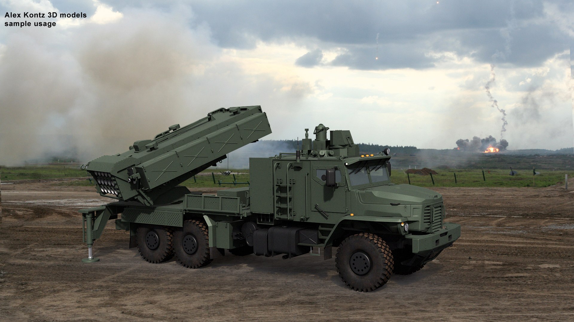 TOS-2 Tosochka 3D 모델 - TurboSquid 2029964