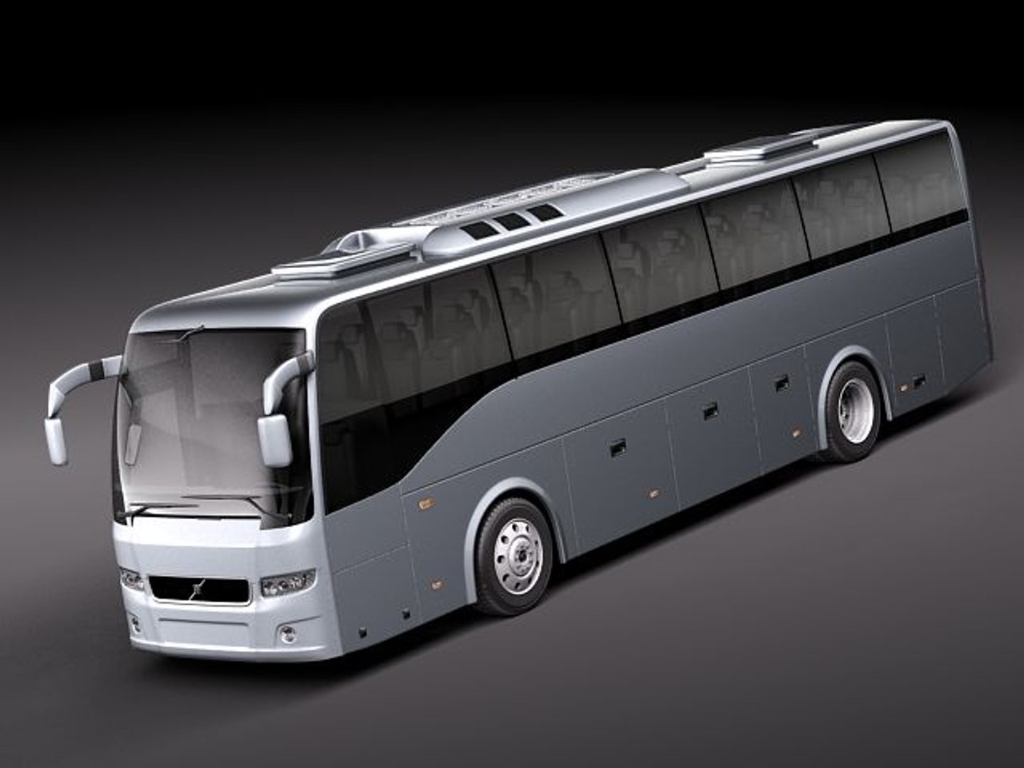 9700 Bus Coach 3d Model
