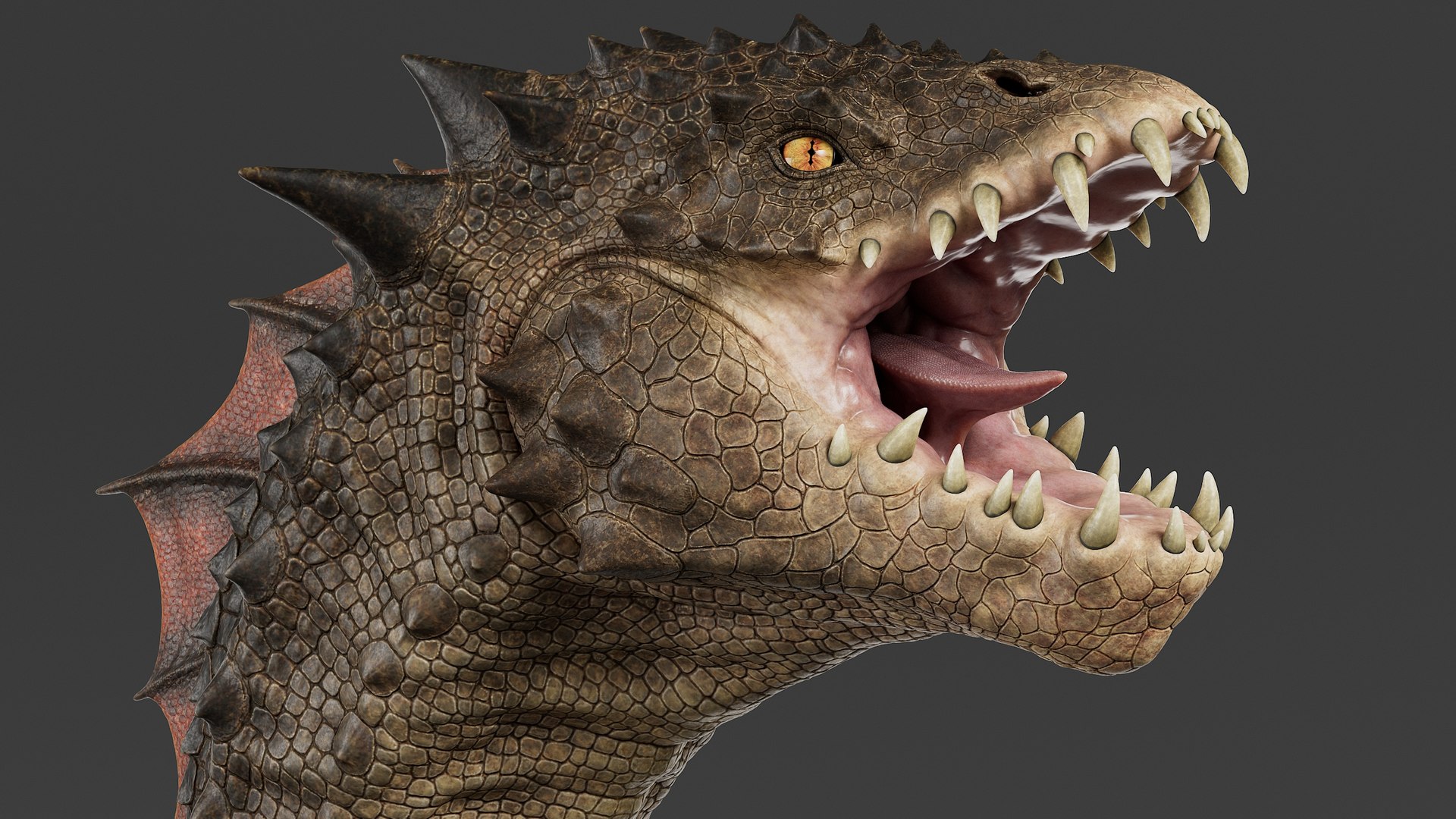 3D Model Dragon No Rig - TurboSquid 2224957