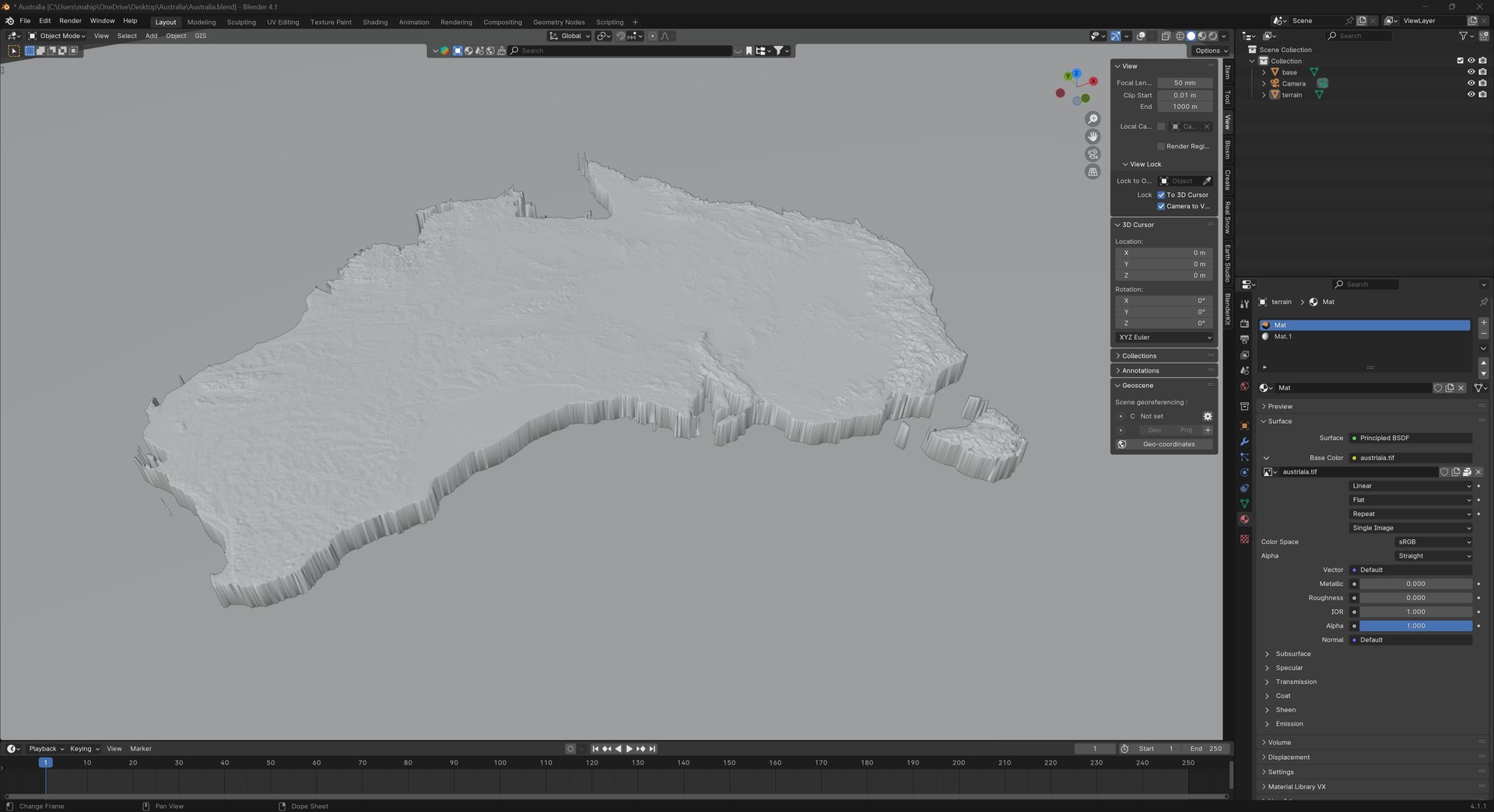 Australia Terrain 3d Model 3D Model - TurboSquid 2318968