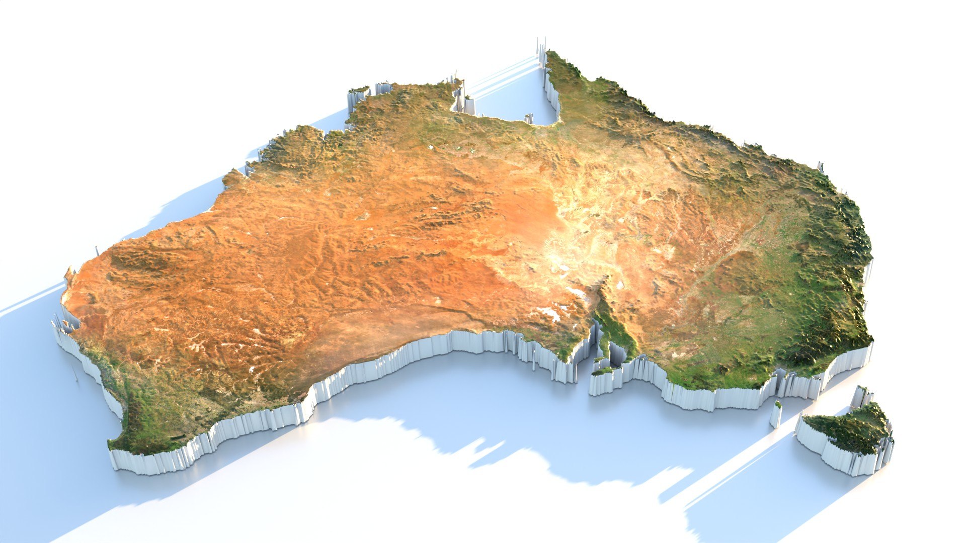 Australia Terrain 3d Model 3D Model - TurboSquid 2318968
