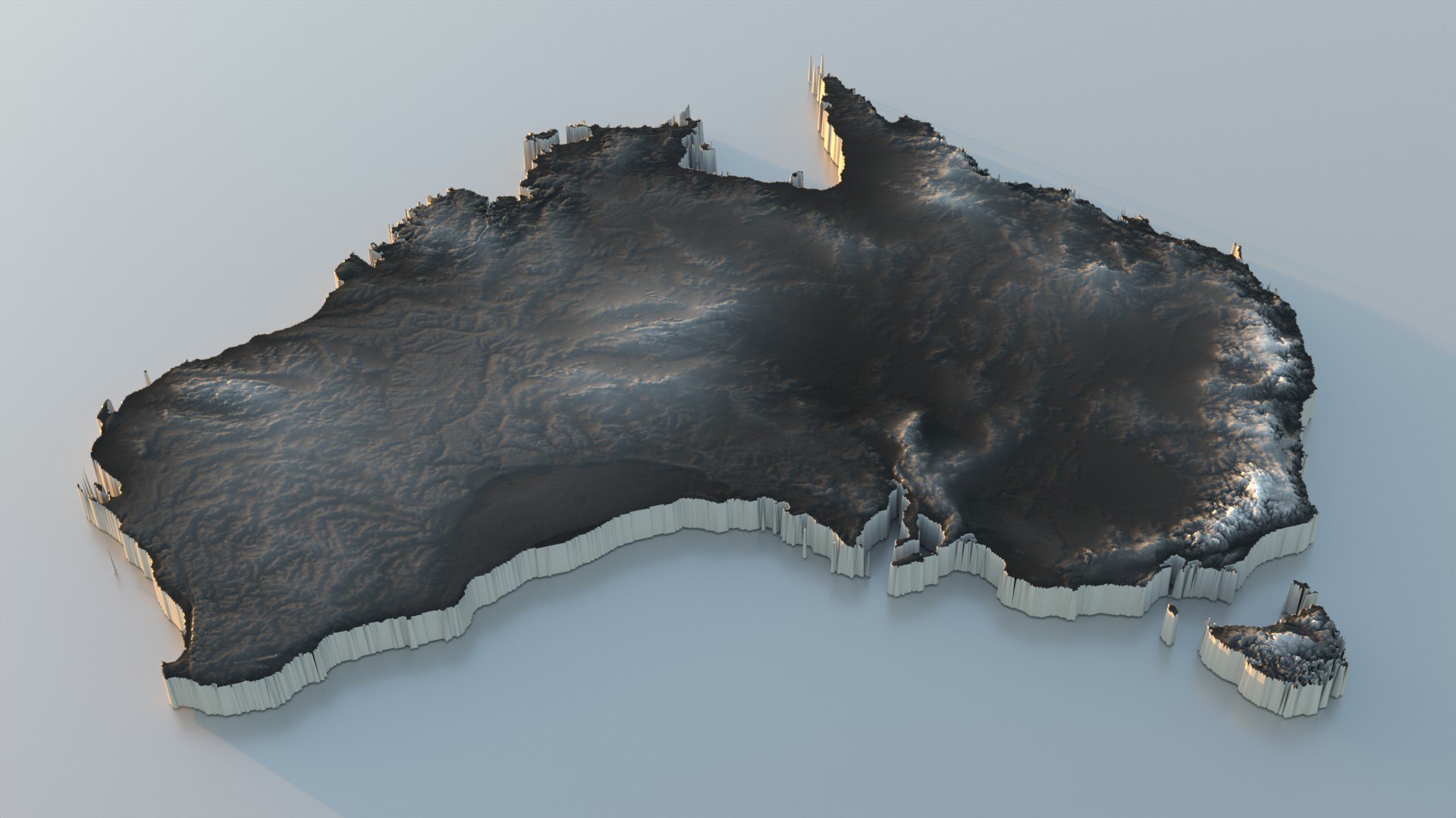 Australia Terrain 3d Model 3D Model - TurboSquid 2318968