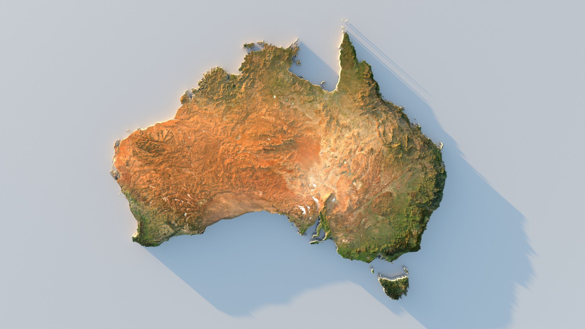Australia Terrain 3d Model 3D Model - TurboSquid 2318968