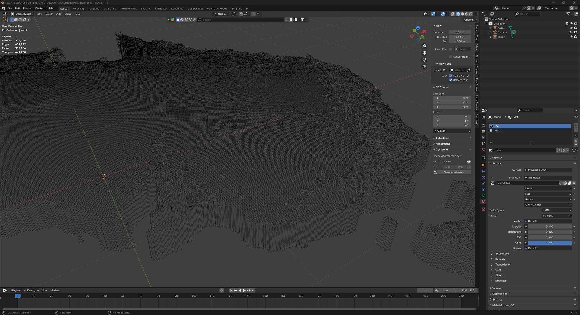 Australia Terrain 3d Model 3D Model - TurboSquid 2318968