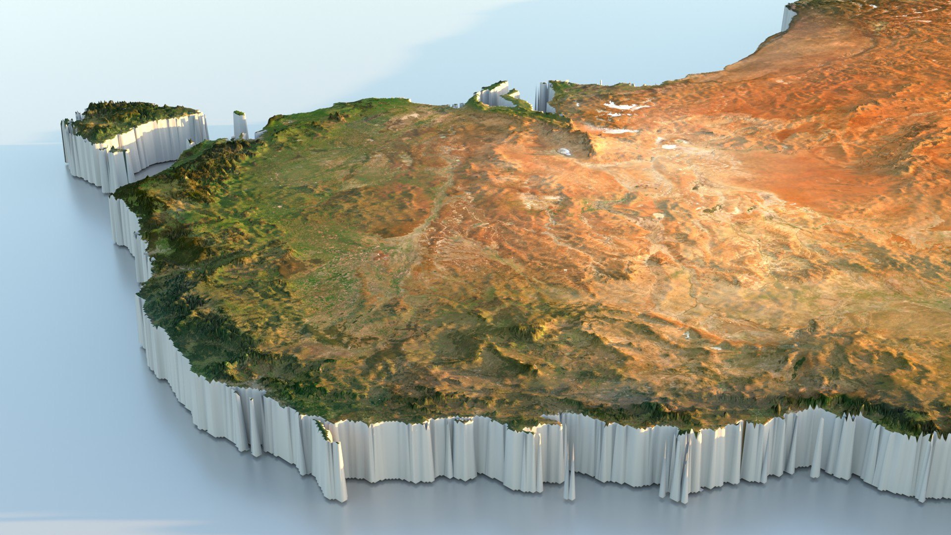 Australia Terrain 3d Model 3D Model - TurboSquid 2318968