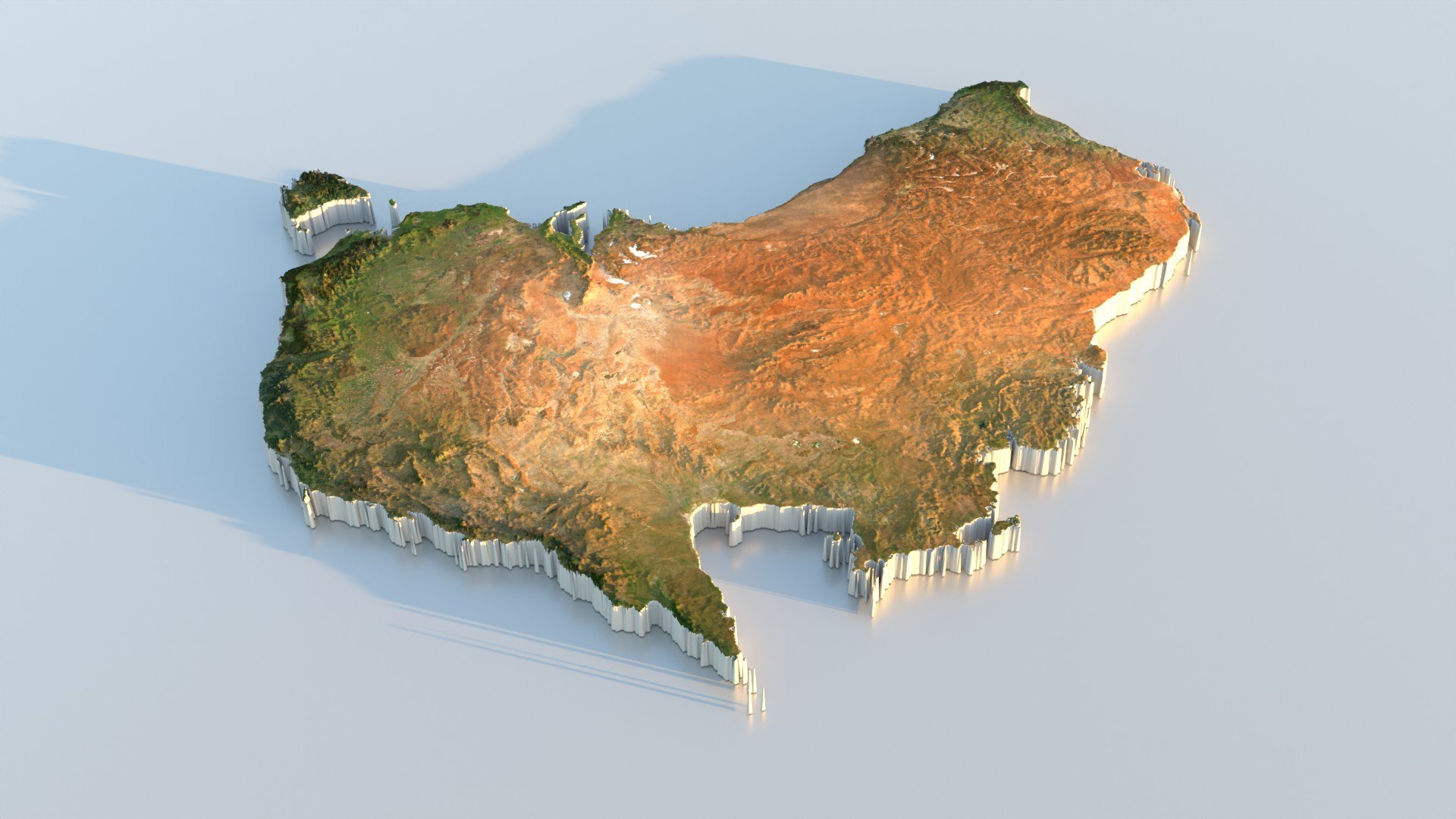 Australia Terrain 3d Model 3D Model - TurboSquid 2318968