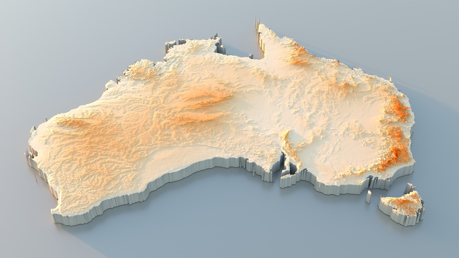 Australia Terrain 3d Model 3D Model - TurboSquid 2318968