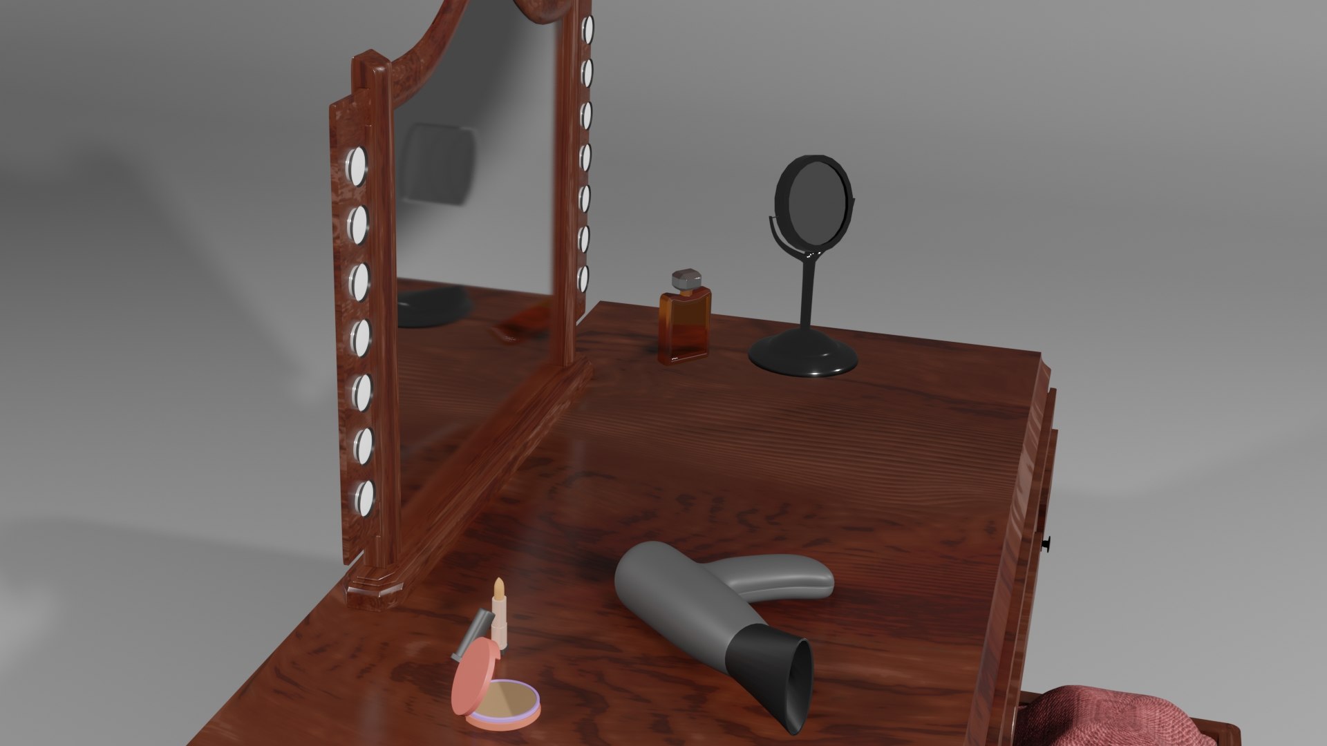 3D Make-Up Table - TurboSquid 1792507