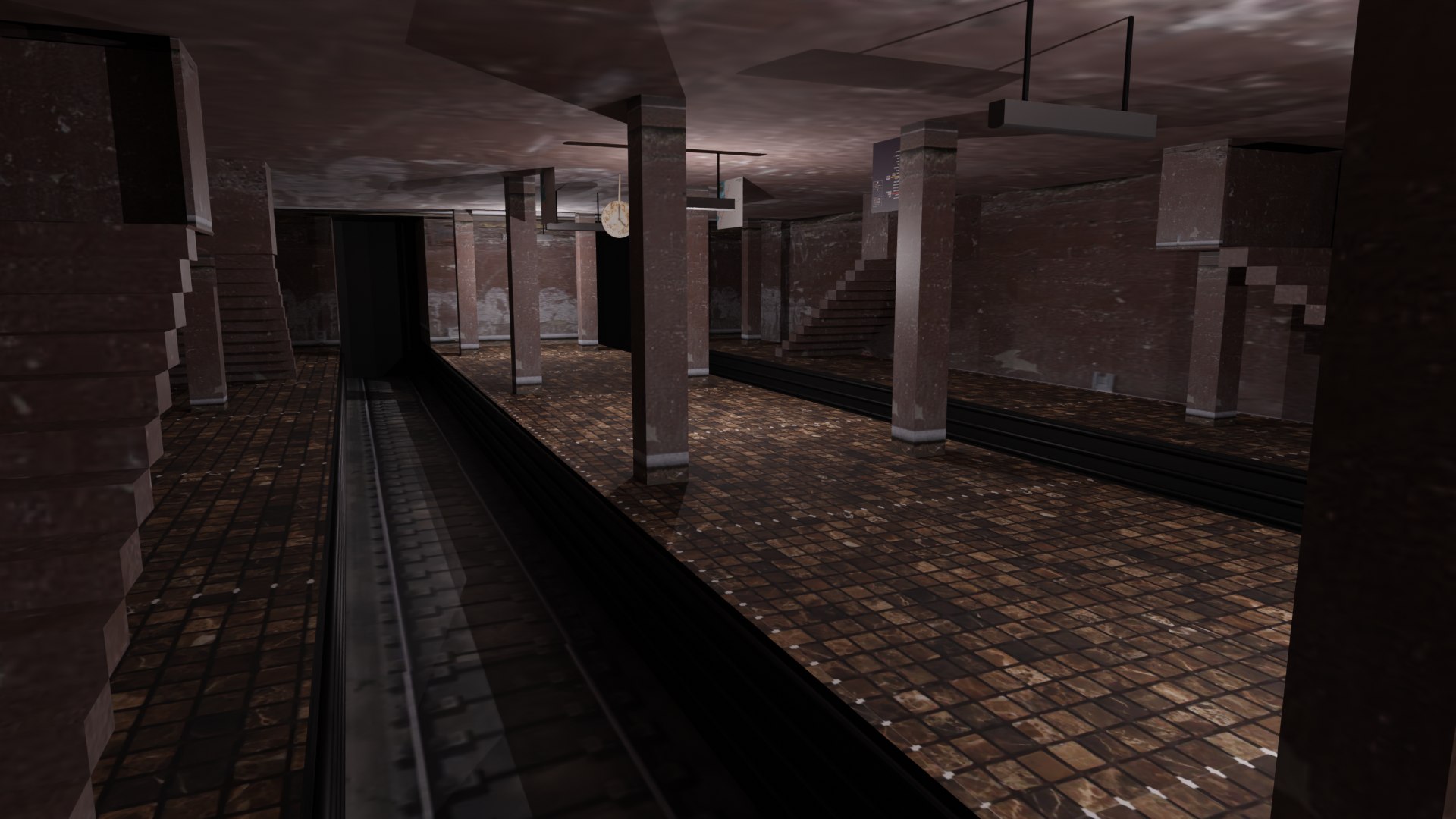 Abandoned Metro Station 3D model - TurboSquid 2132090
