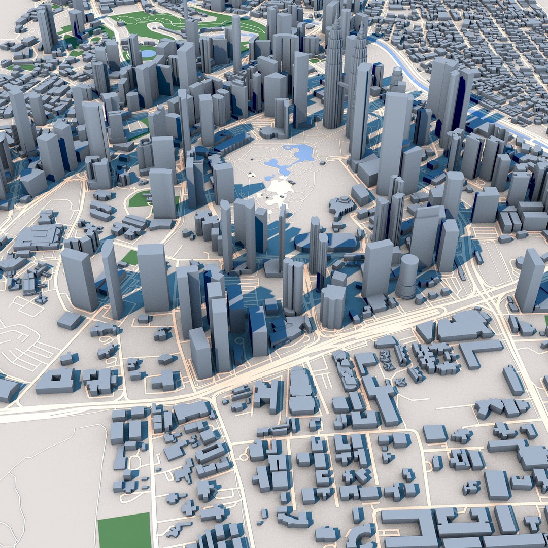 3D Merdeka Petronas Towers Kuala Lumpur Malaysia - TurboSquid 2359368