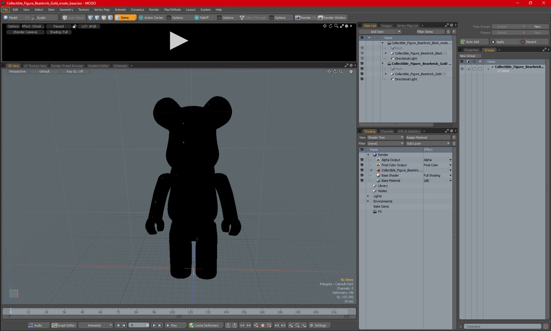 Collectible Figure Bearbrick Gold 3D Model - TurboSquid 2246260