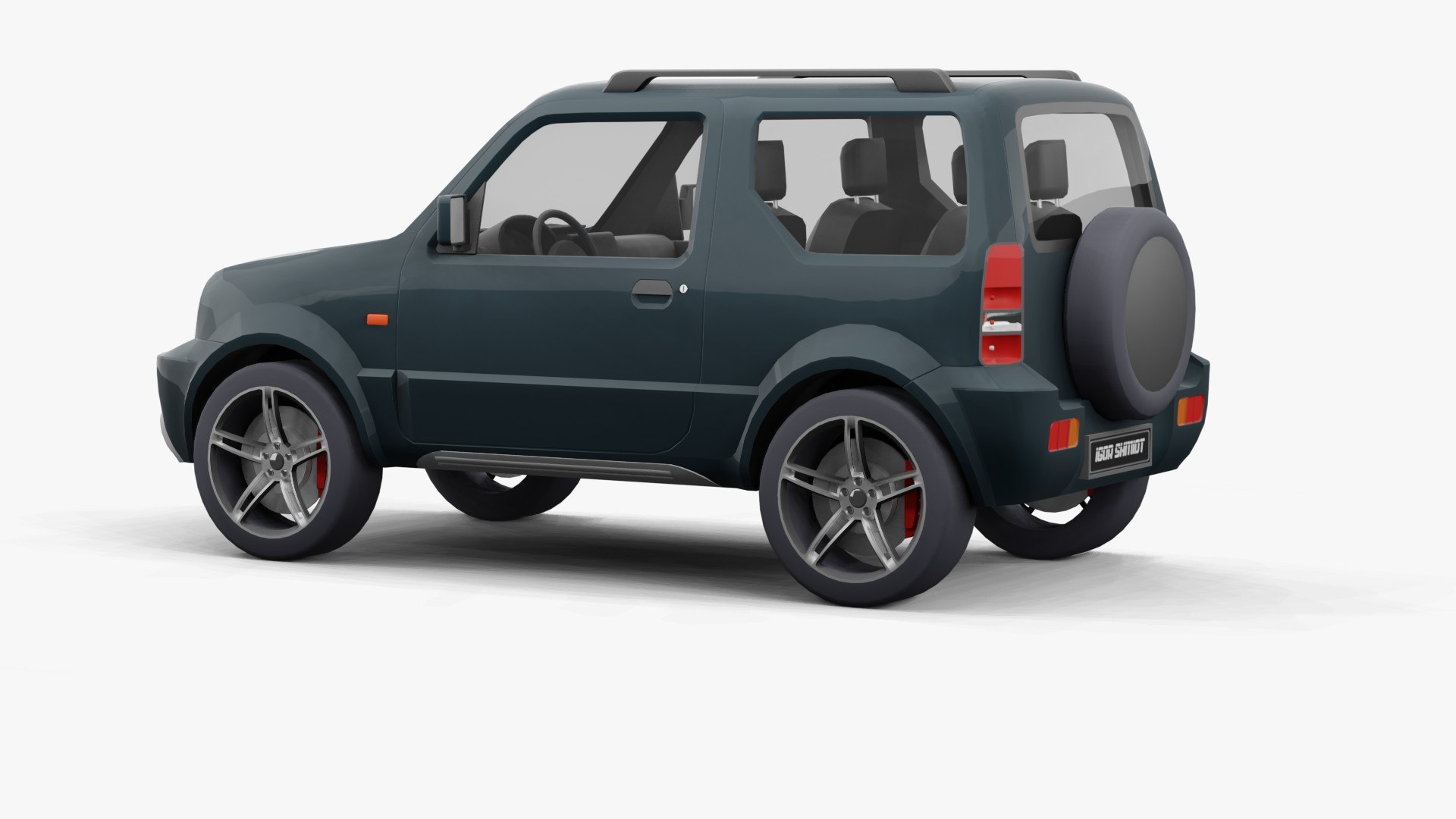 Suzuki Jimny 2007 Lowpoly 3D Model - TurboSquid 1985365