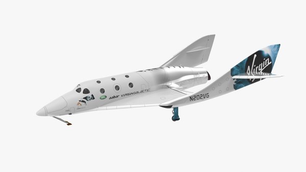 VSS Unity Virgin Suborbital Spaceplane 3D model - TurboSquid 1846628