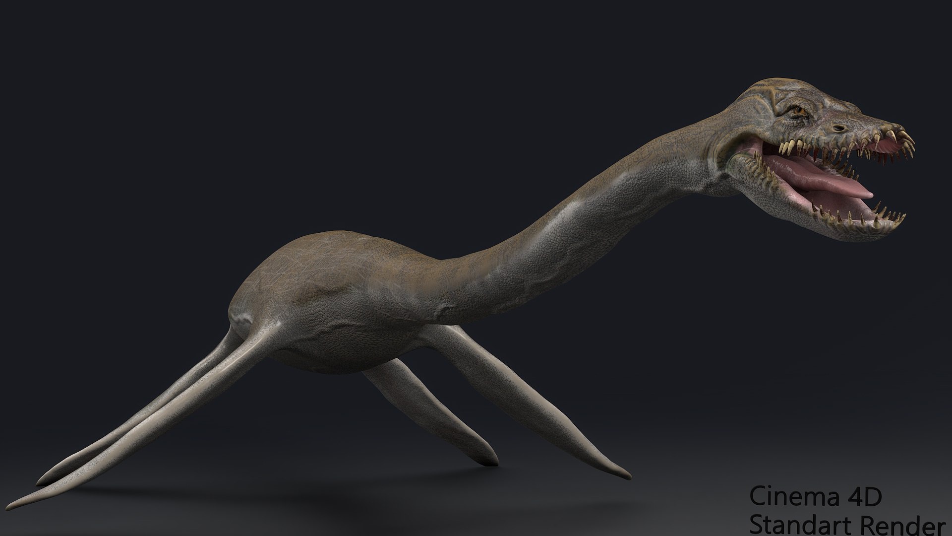 3D Model Styxosaurus Pbr Rig Animation - TurboSquid 1516430