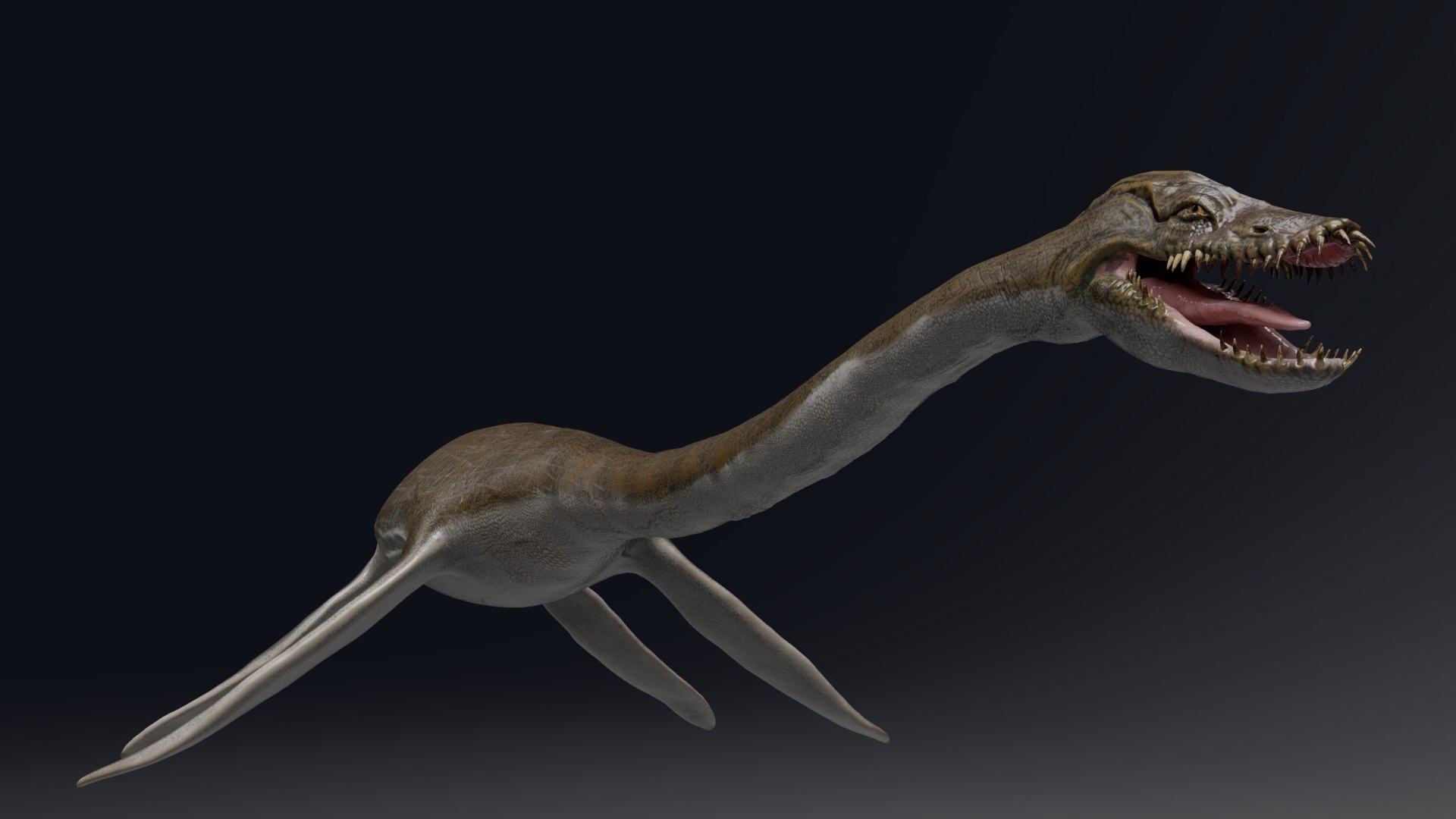 3D Model Styxosaurus Pbr Rig Animation - TurboSquid 1516430