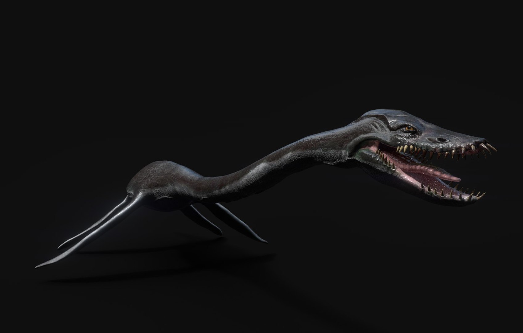 3D Model Styxosaurus Pbr Rig Animation - TurboSquid 1516430