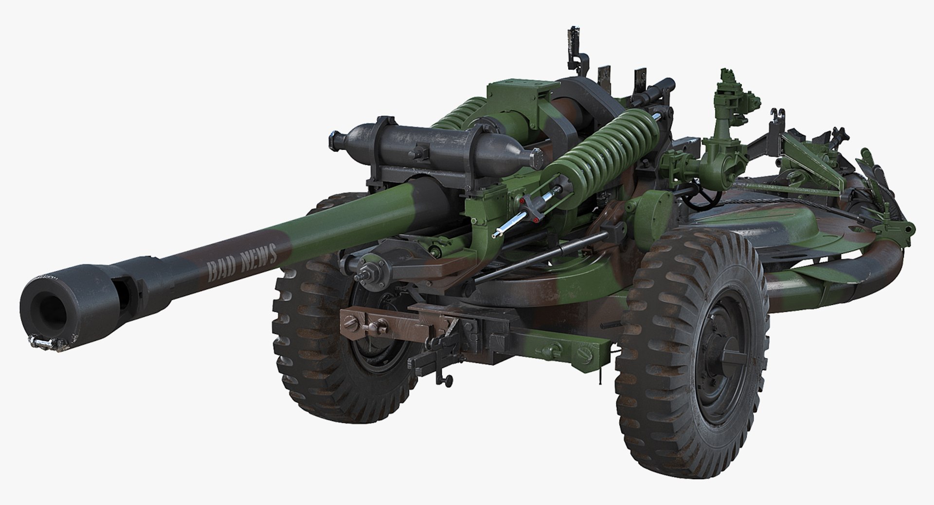 3D Howitzers Battle Artillery - TurboSquid 1342290