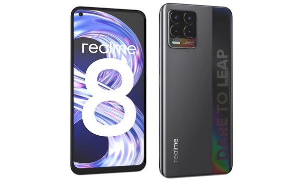 Realme 8 Cyber Black And Cyber Silver 3D model - TurboSquid 1722091