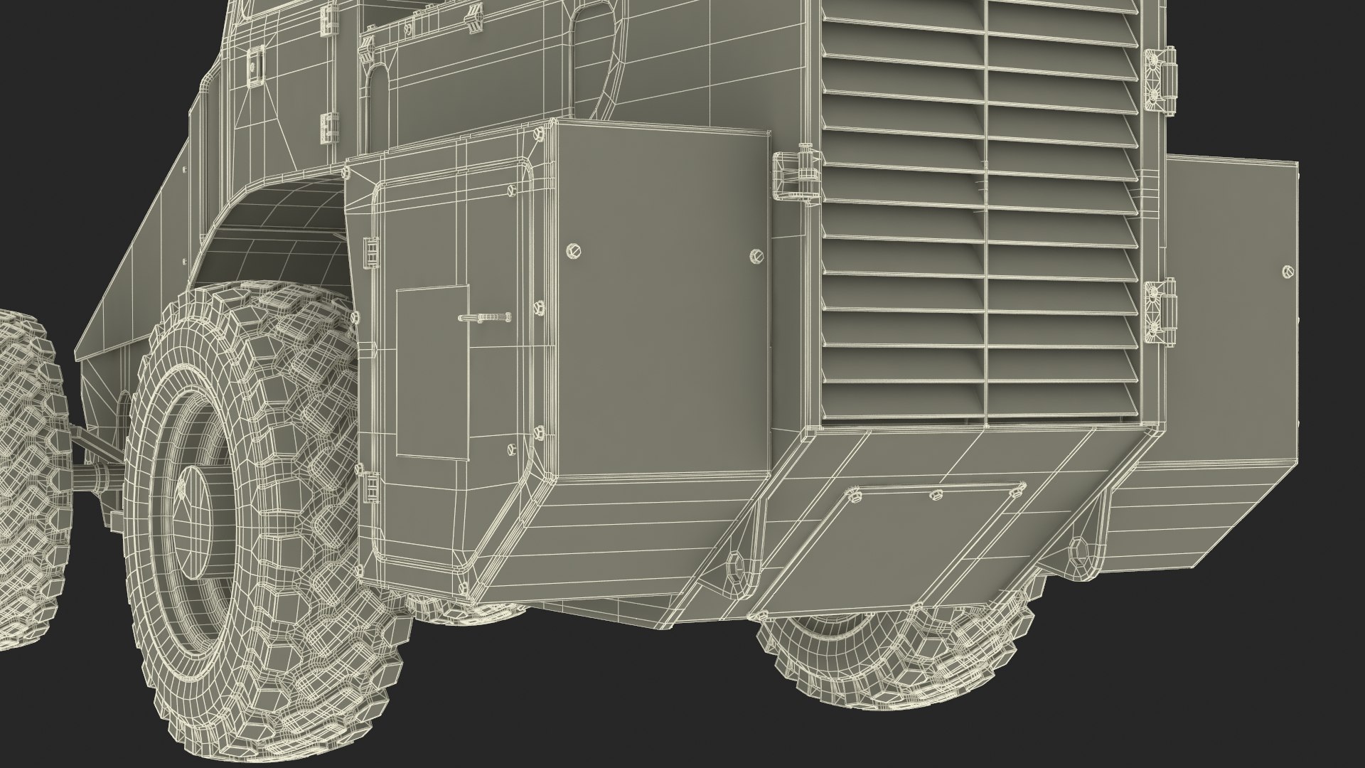 OMC Hedgehog Tree Trimmer Machine With Cut Equipment Model - TurboSquid ...