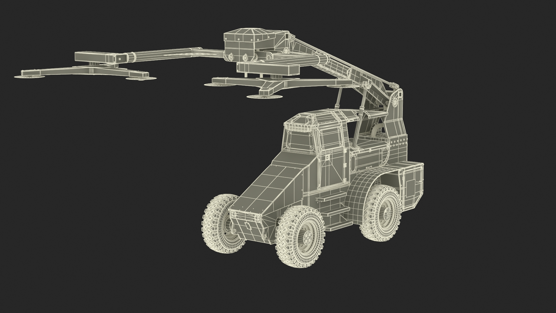 OMC Hedgehog Tree Trimmer Machine With Cut Equipment Model - TurboSquid ...