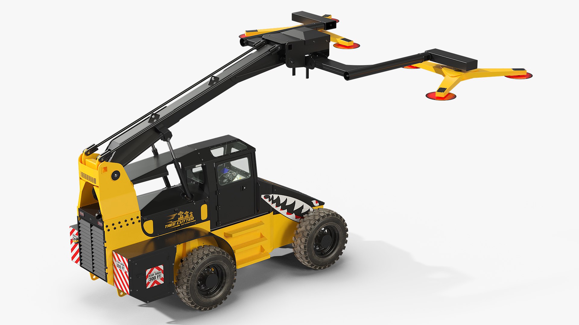 OMC Hedgehog Tree Trimmer Machine With Cut Equipment Model - TurboSquid ...