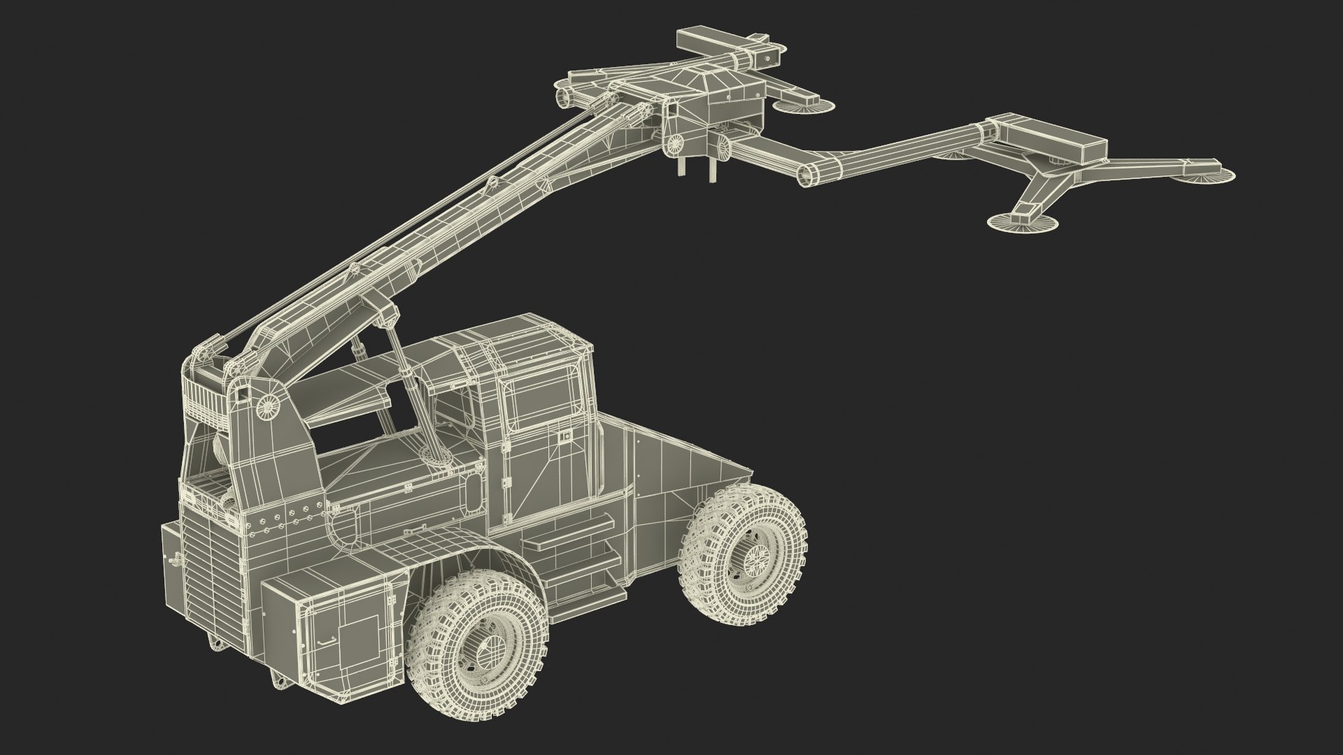 OMC Hedgehog Tree Trimmer Machine With Cut Equipment Model - TurboSquid ...