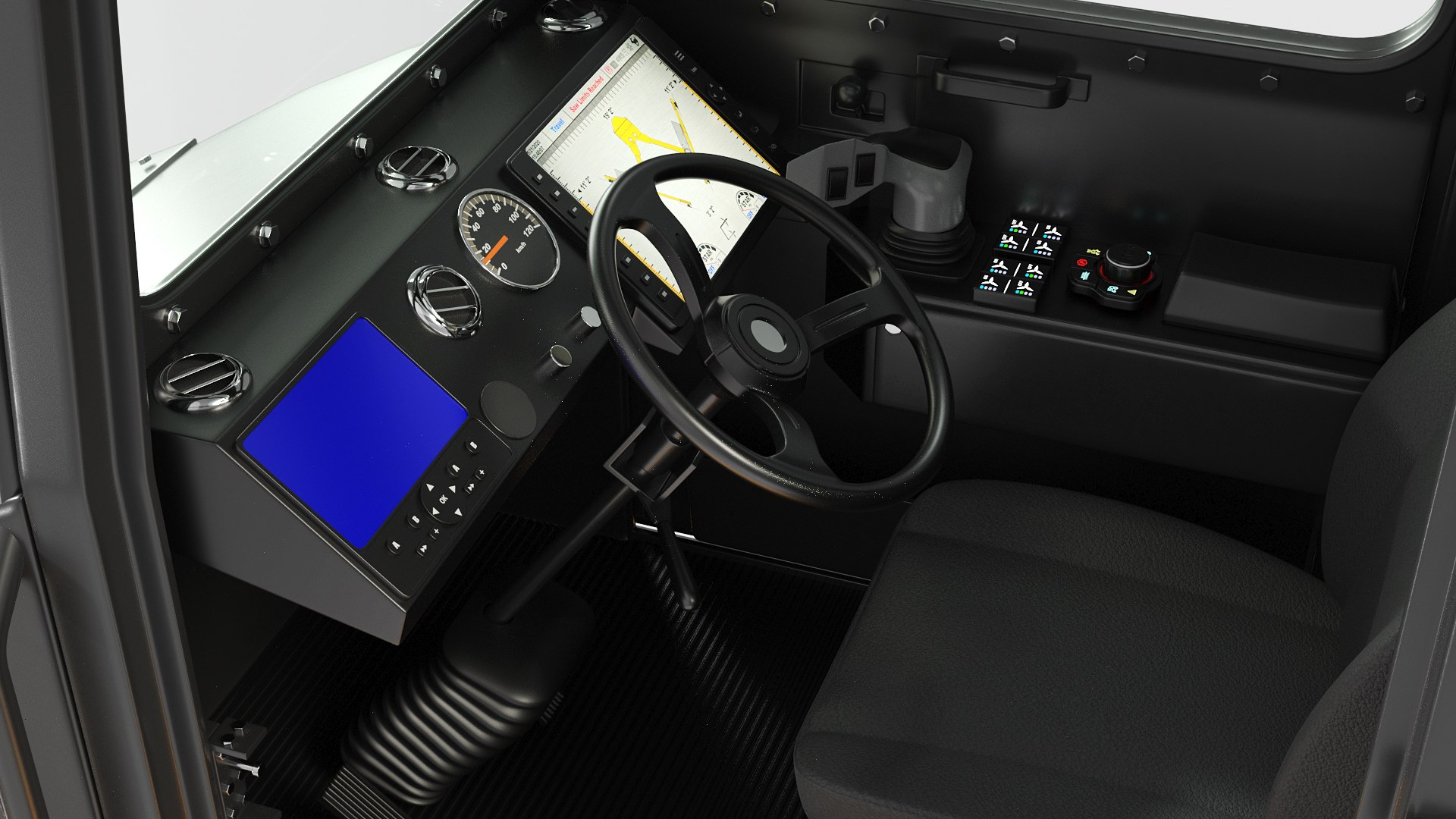 OMC Hedgehog Tree Trimmer Machine With Cut Equipment Model - TurboSquid ...