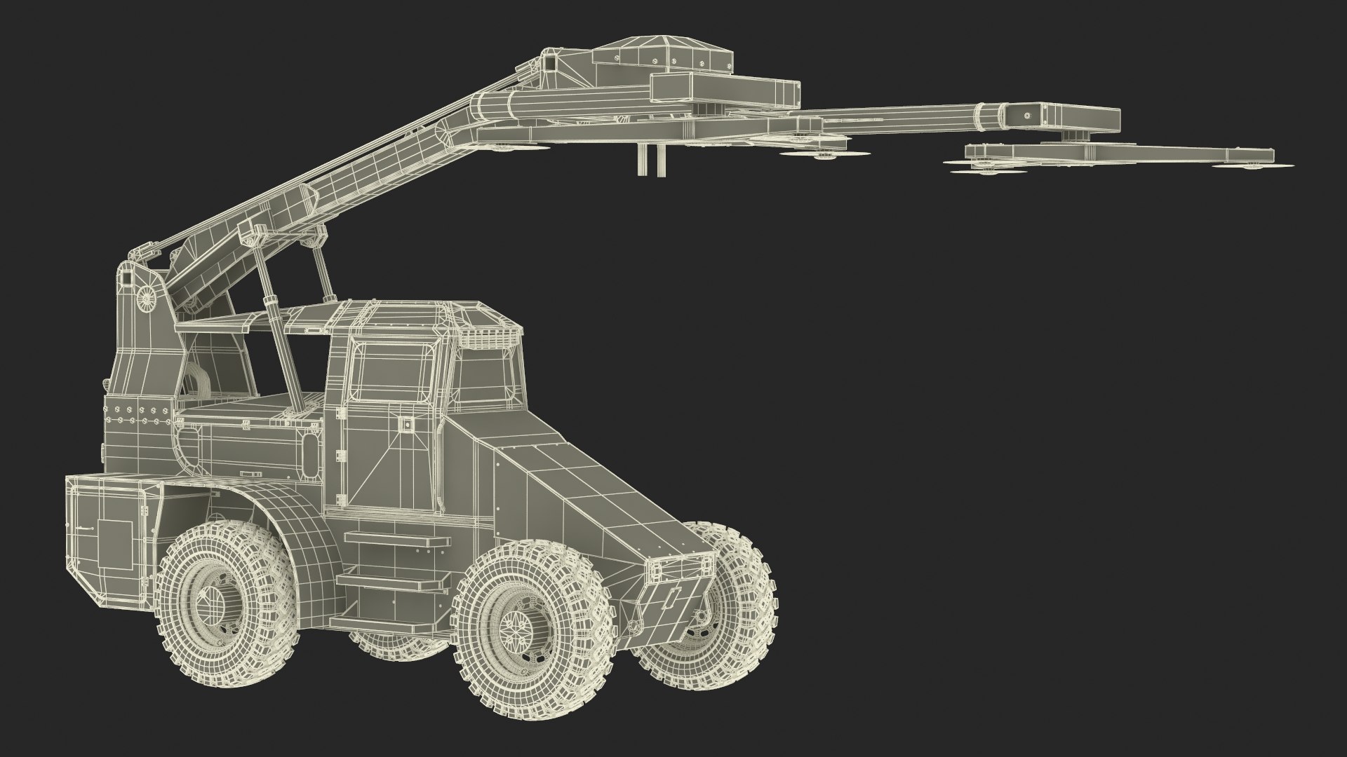 OMC Hedgehog Tree Trimmer Machine With Cut Equipment Model - TurboSquid ...