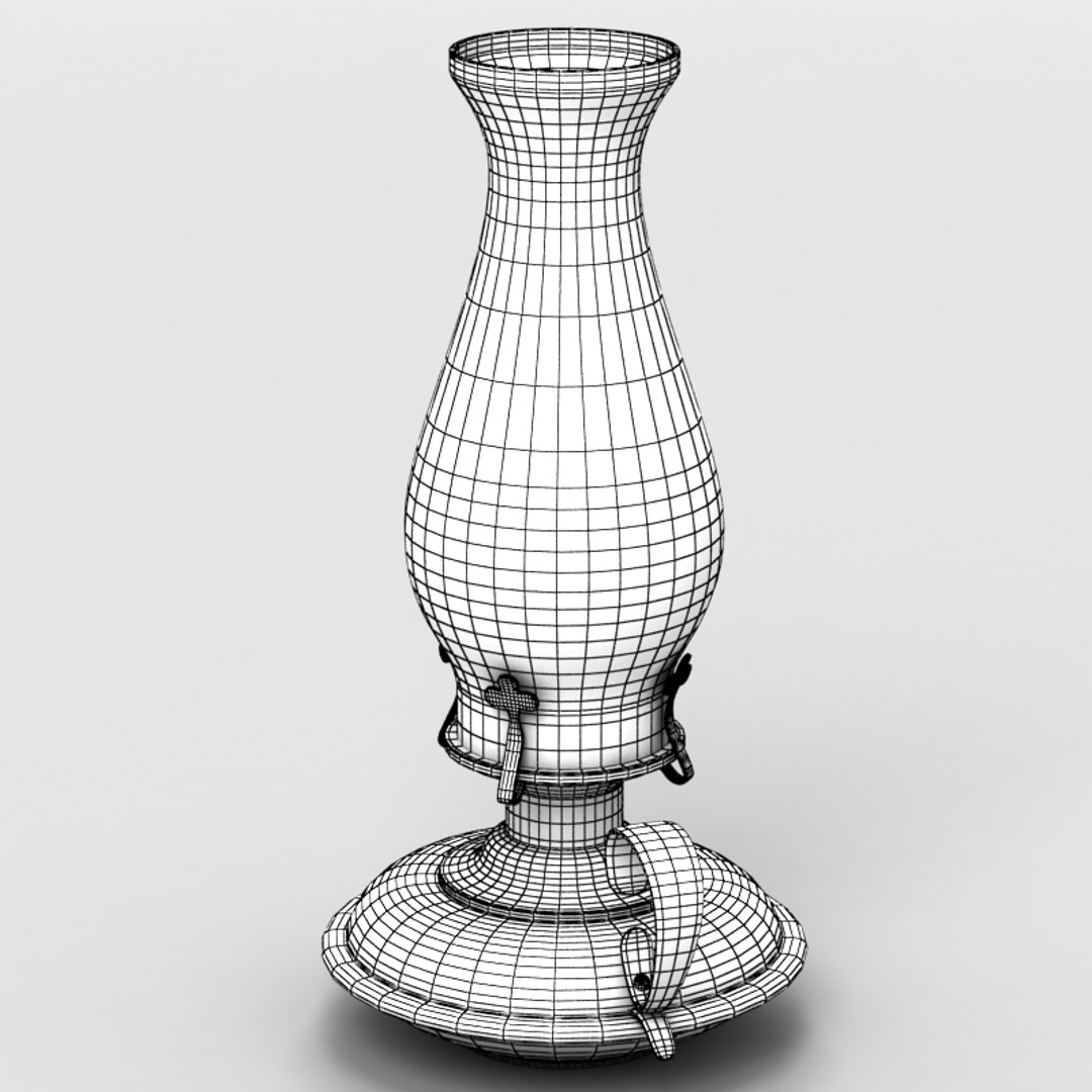 3d Model Oil Lamp