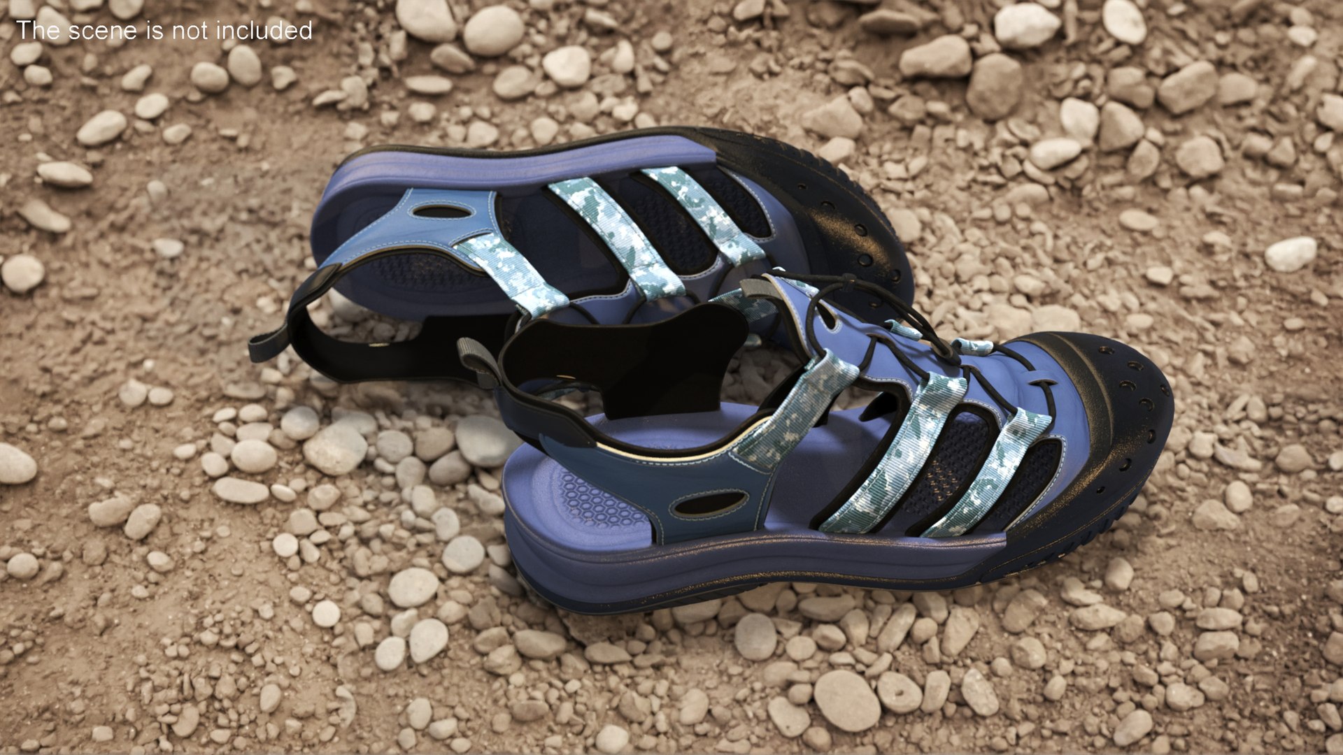 Outdoor Adventure Sandals Model - TurboSquid 2203528
