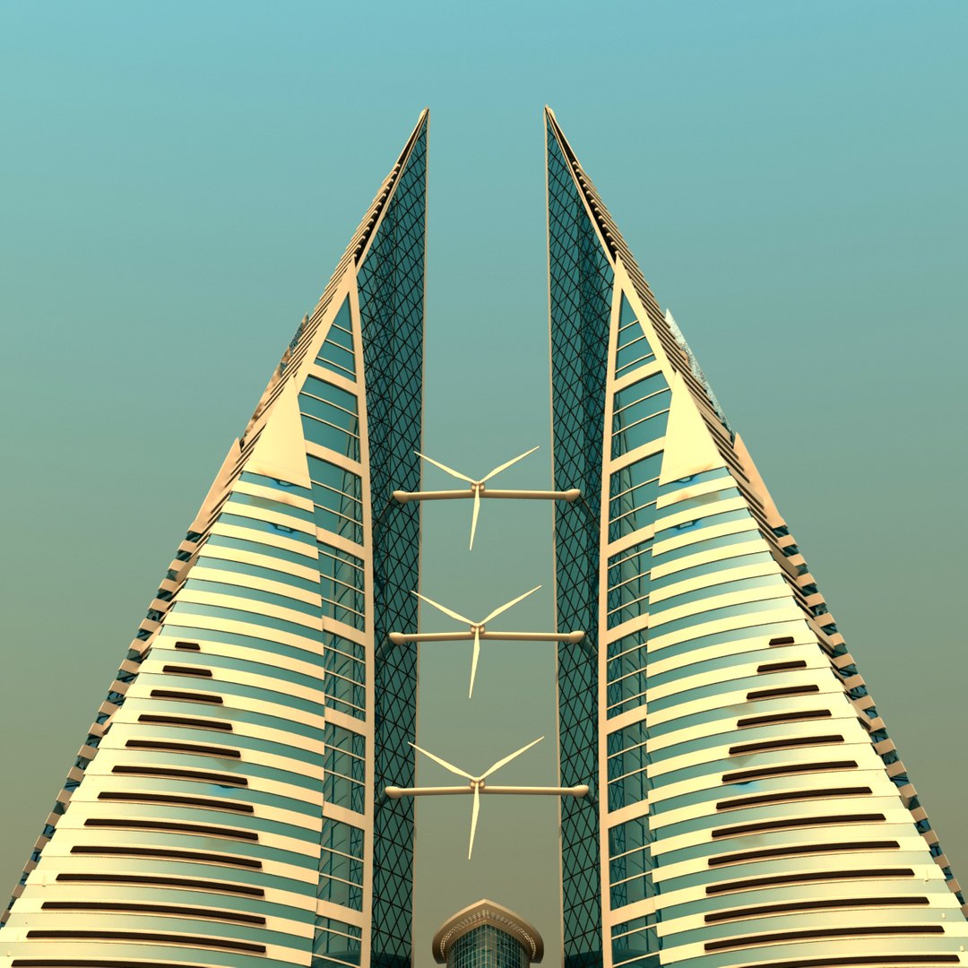 Bahrain Buildings 3ds