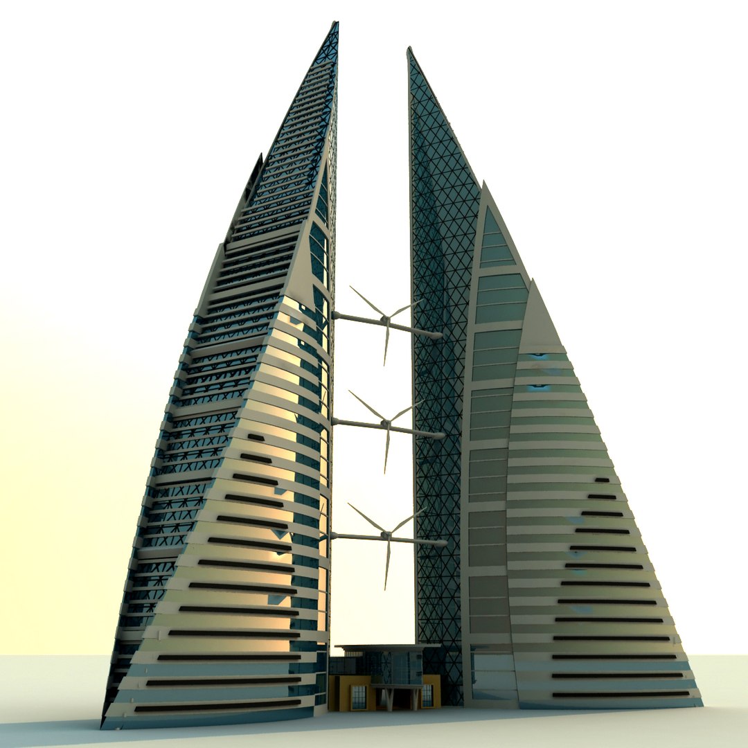 Bahrain Buildings 3ds