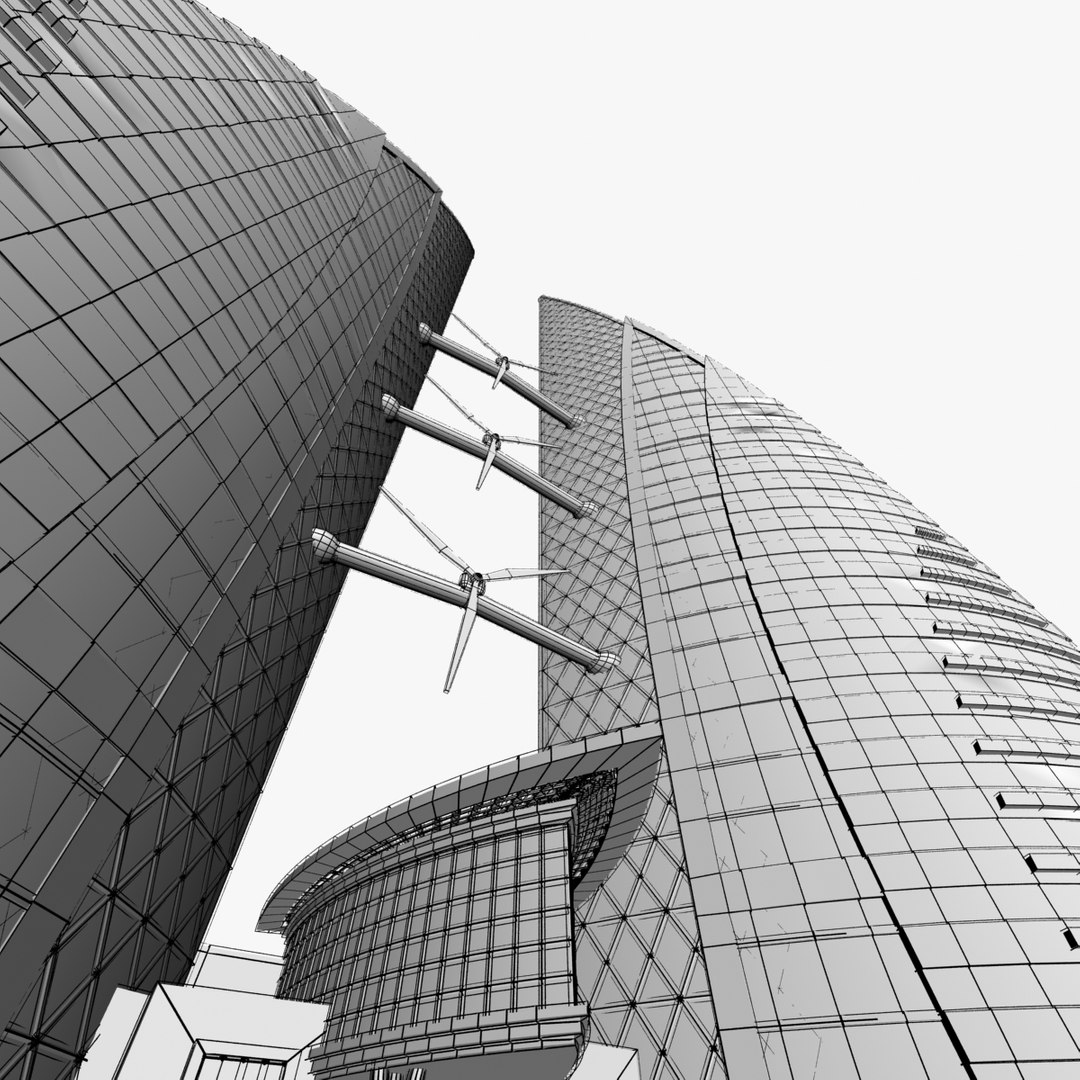 Bahrain Buildings 3ds