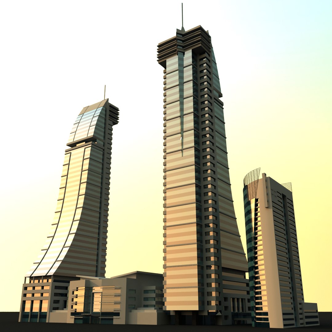 Bahrain Buildings 3ds