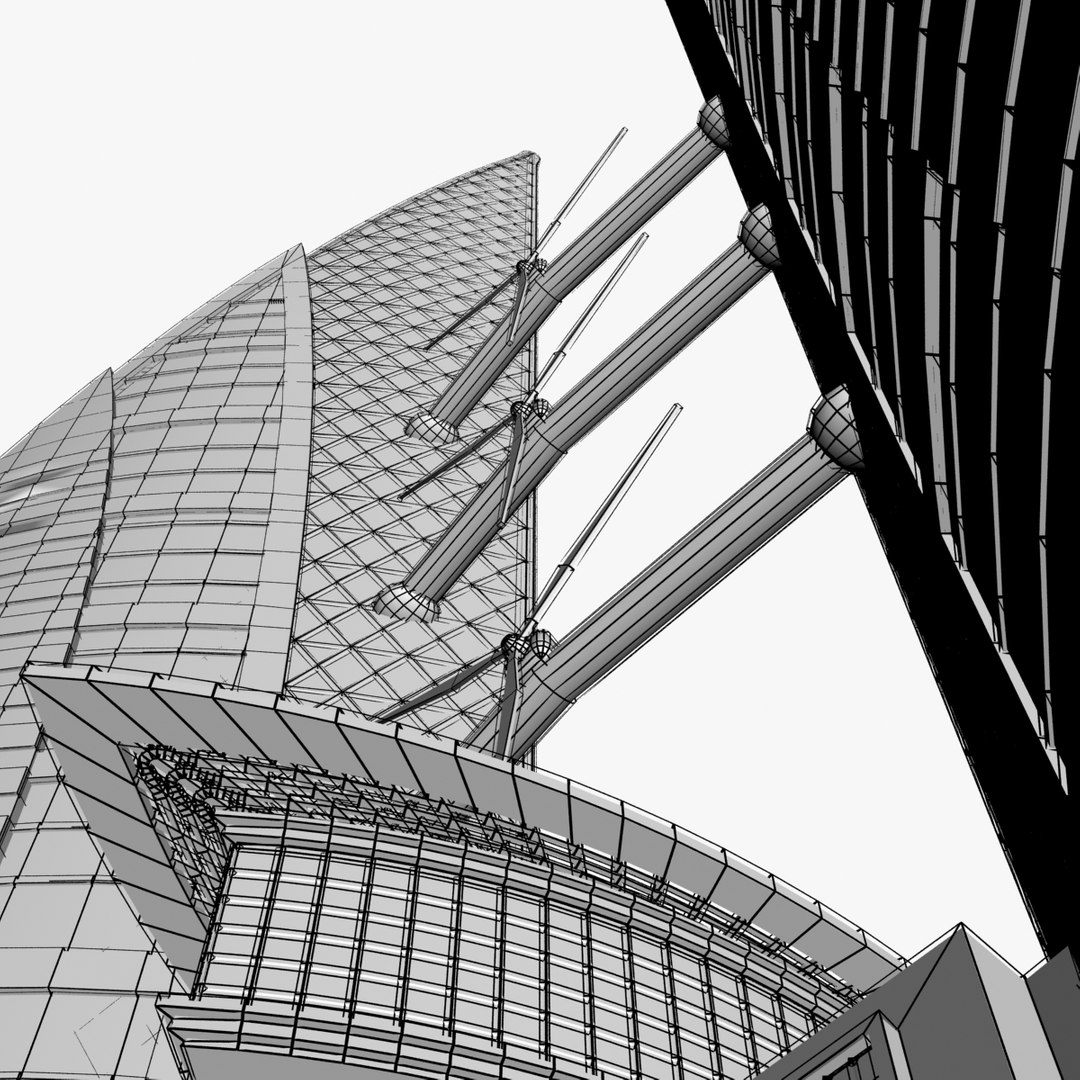 Bahrain Buildings 3ds
