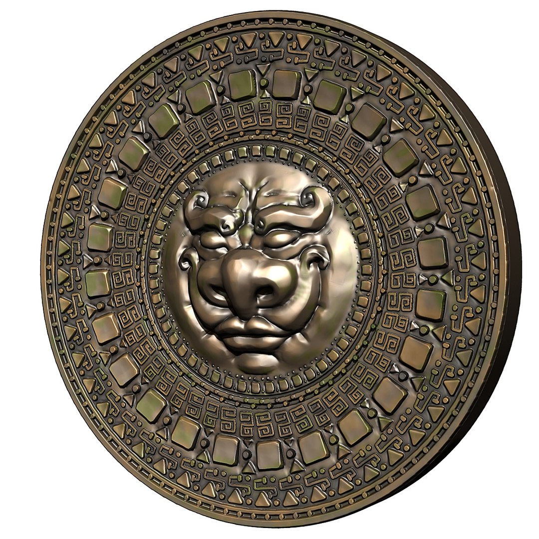 3D Mayan Dial Coin Prehistoric God- FCalmness 3D Model - TurboSquid 2053121