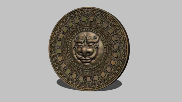 modelo 3d Moneda de esfera maya 3D Dios prehistórico - FCalmness ...
