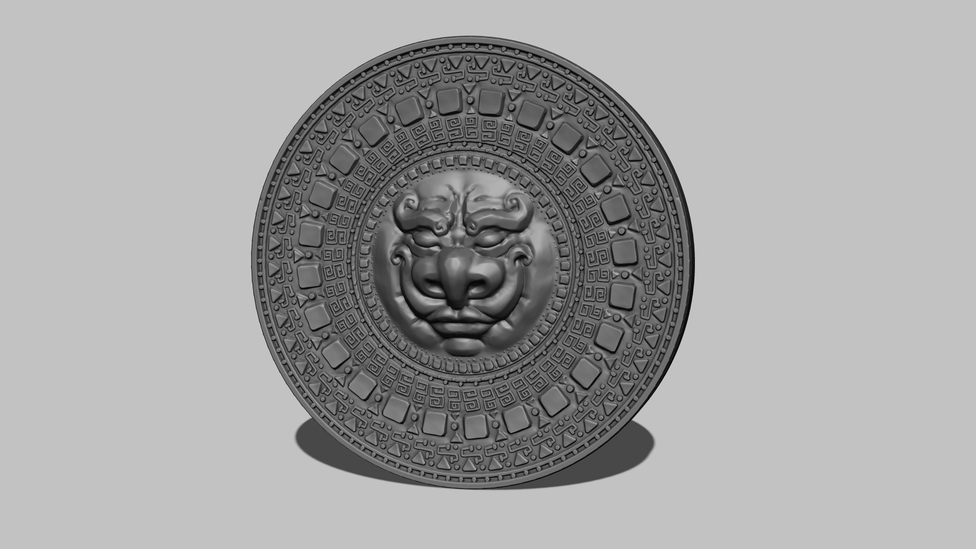 3D Mayan Dial Coin Prehistoric God- FCalmness 3D Model - TurboSquid 2053121