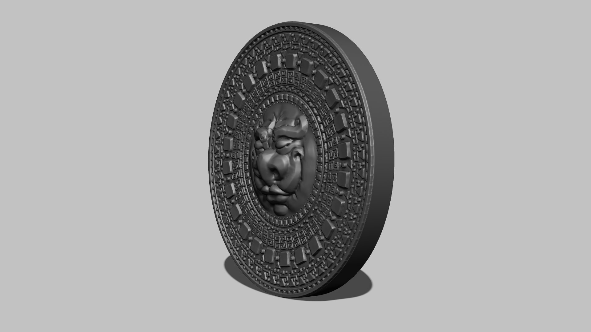 3D Mayan Dial Coin Prehistoric God- FCalmness 3D Model - TurboSquid 2053121