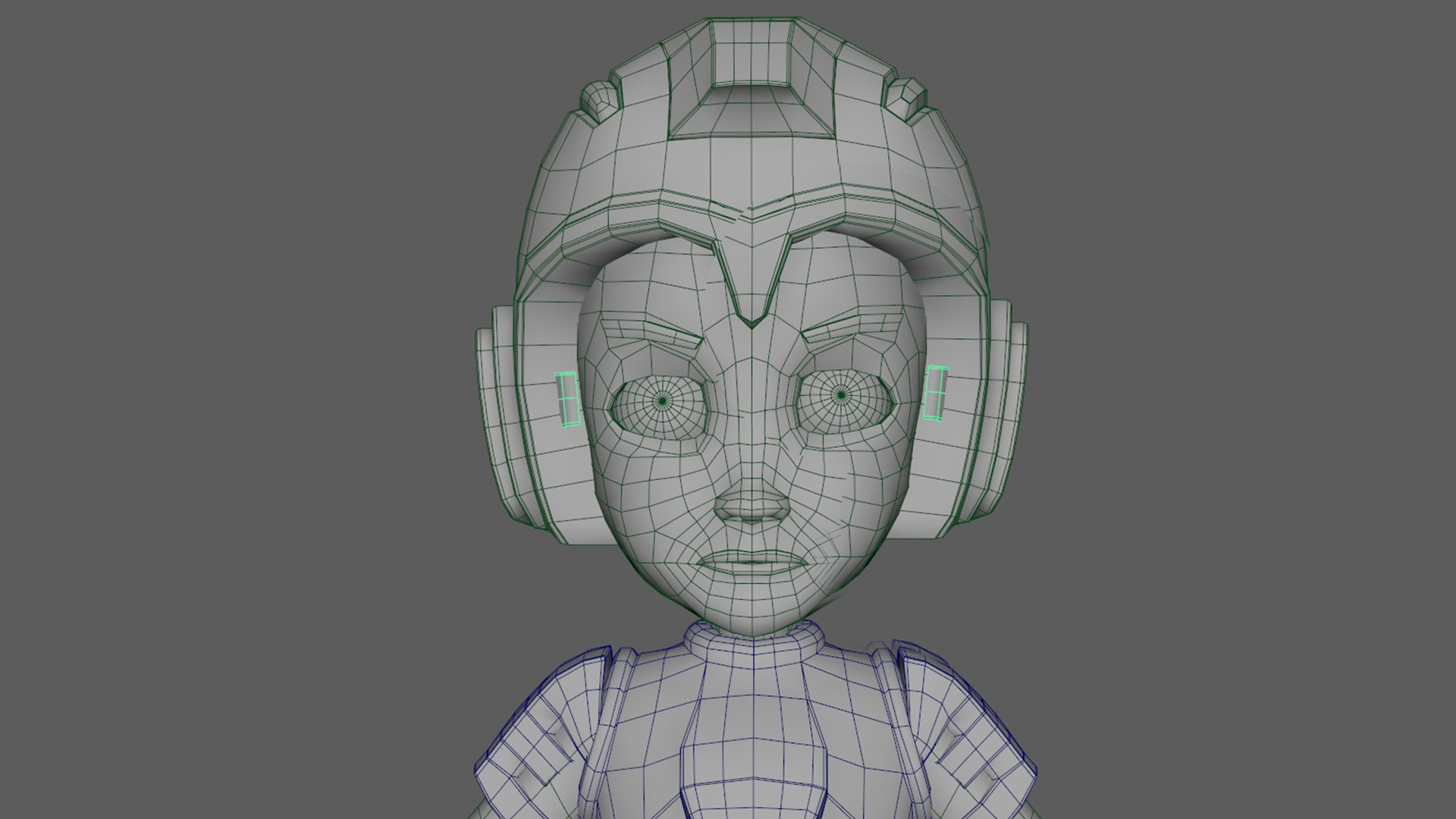 3D Model Cyber Boy Rigged Character For Game And Animation - TurboSquid ...