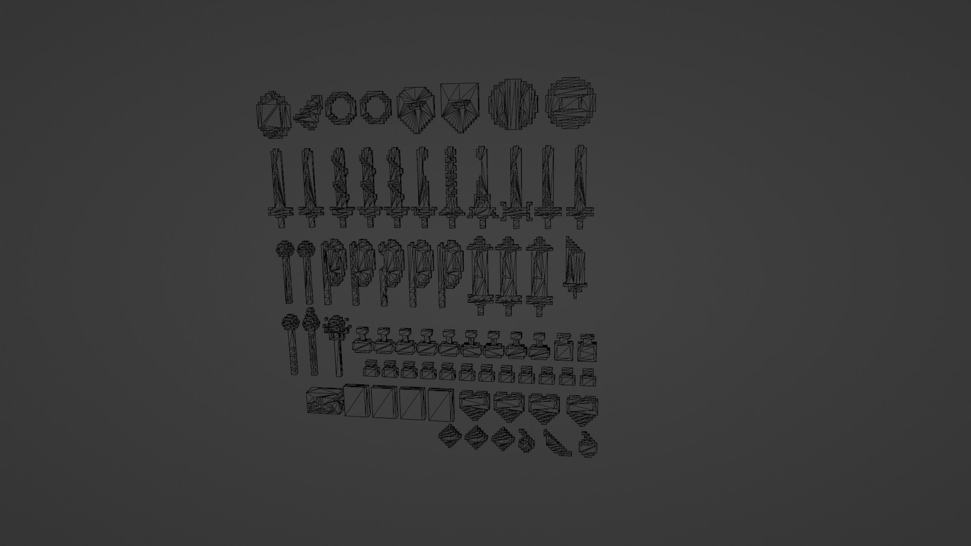 Voxel RPG Game Assets 1 3D Model - TurboSquid 1841754