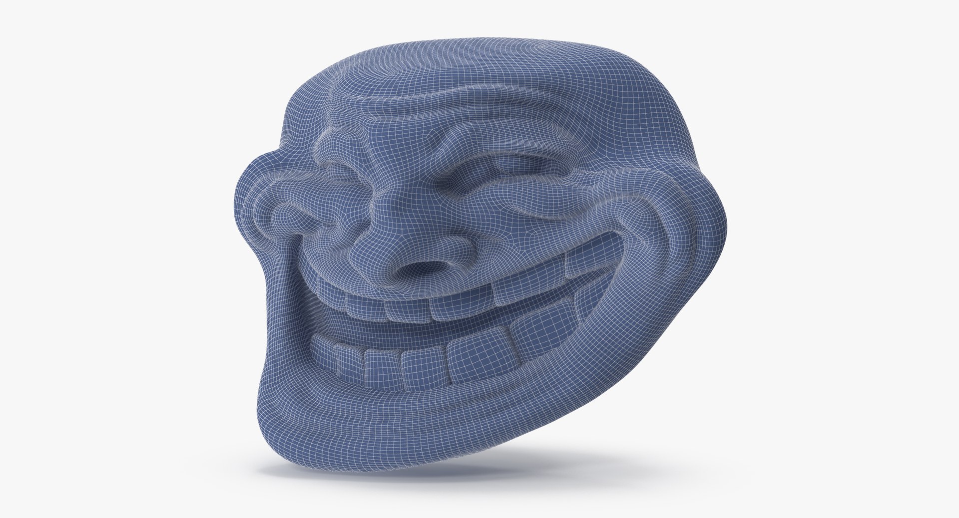 3d Trollface Model