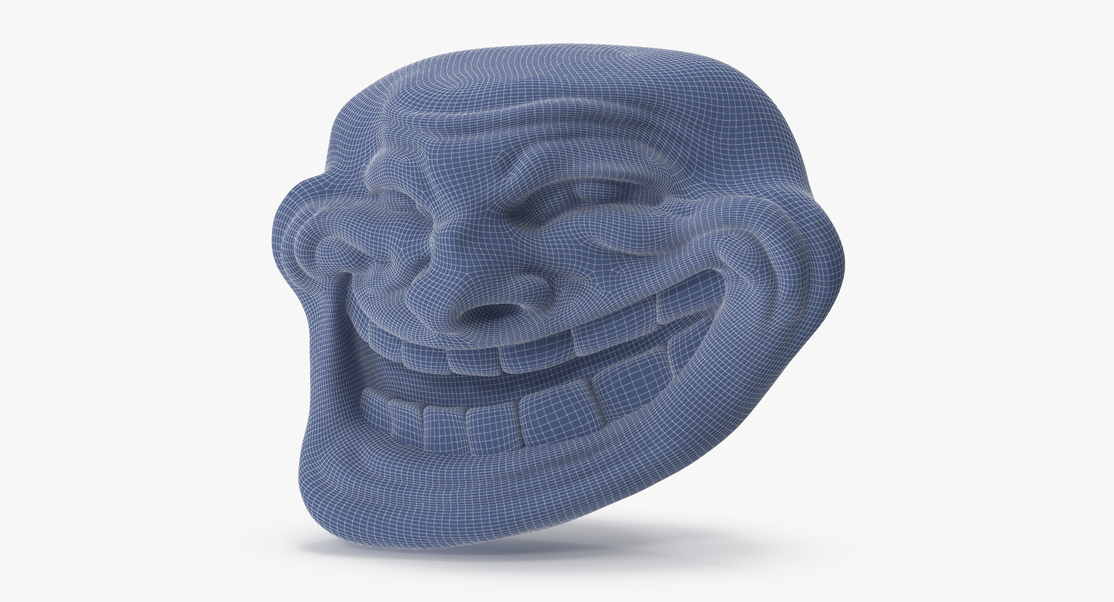 3d trollface model
