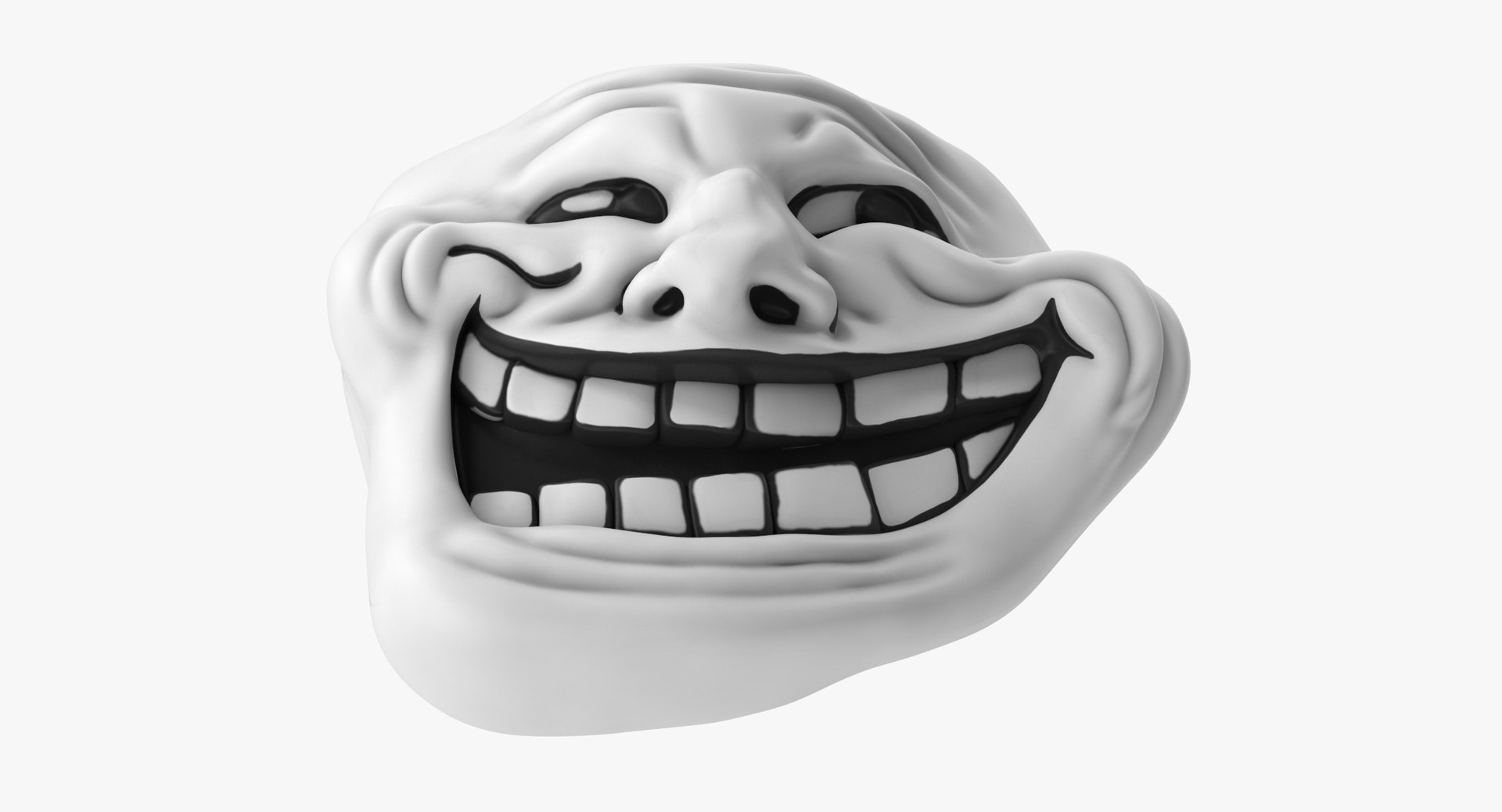 3d Trollface Model