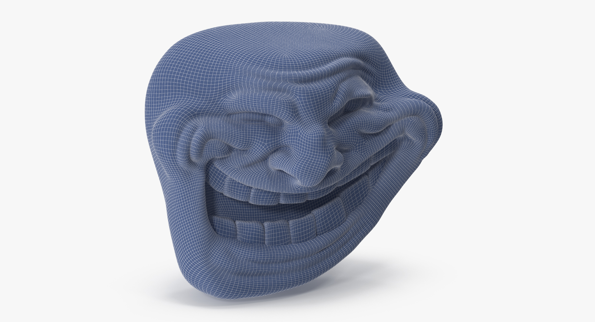 3d trollface model