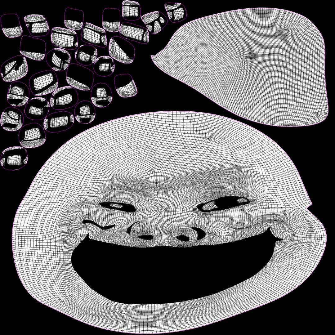 3d Trollface Model